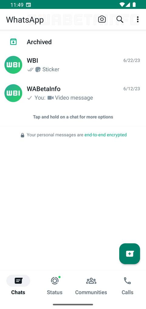 WhatsApp for Android might soon look a lot more like its iOS counterpart