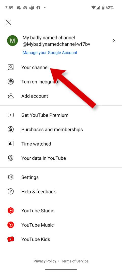 How to quickly delete a YouTube channel