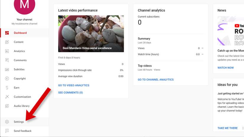 How to quickly delete a YouTube channel