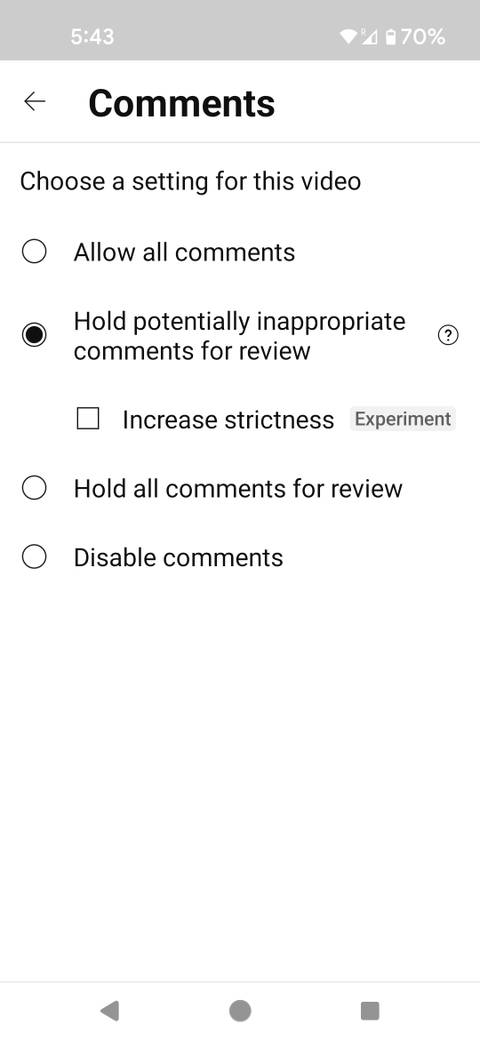 How to turn YouTube comments on and off