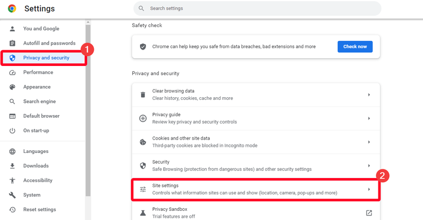 Google Chrome: How to disable the pop-up blocker