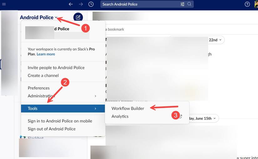 How to create a Slack automation