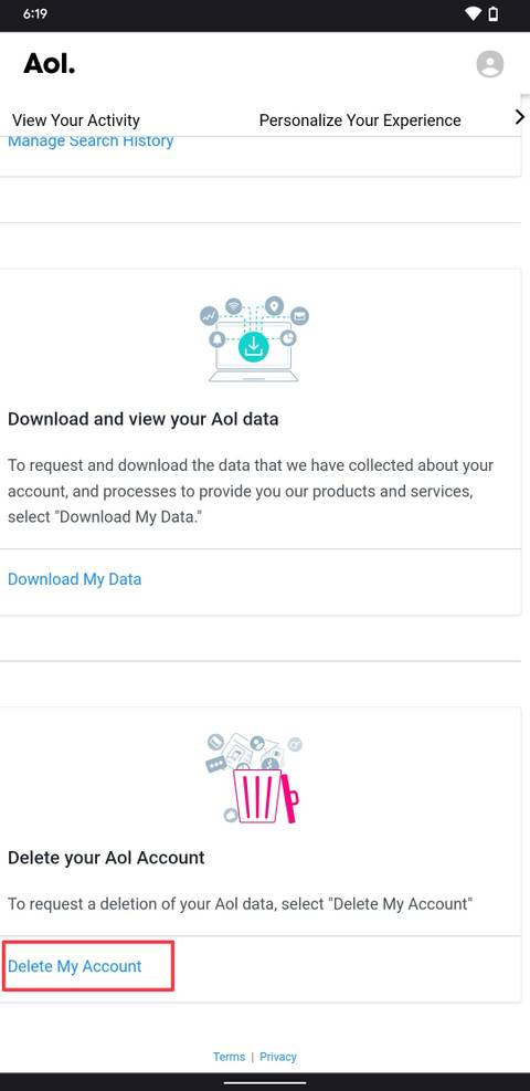 How to delete your AOL account