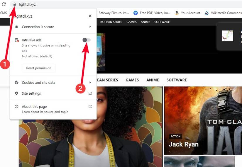 Google Chrome: How to disable the pop-up blocker