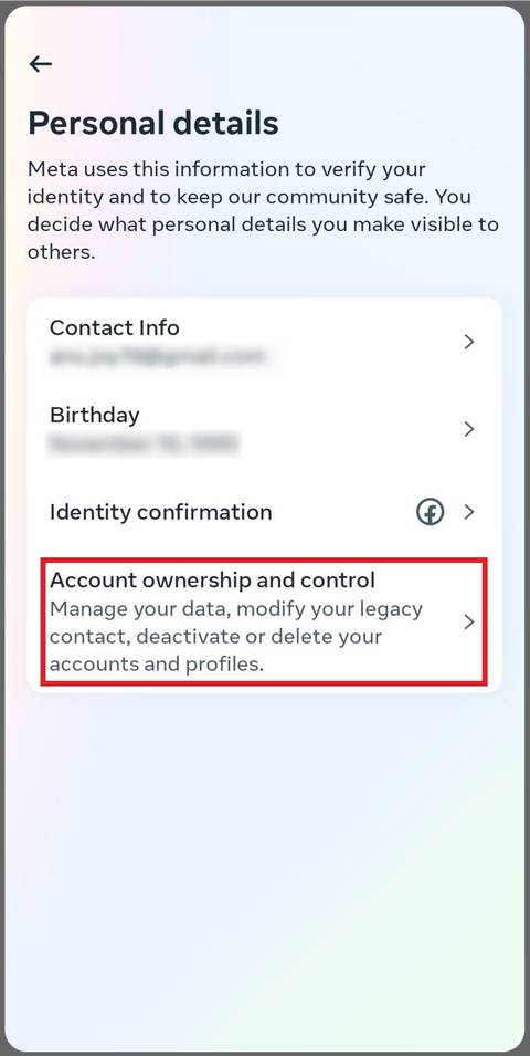 Facebook: How to create a legacy contact