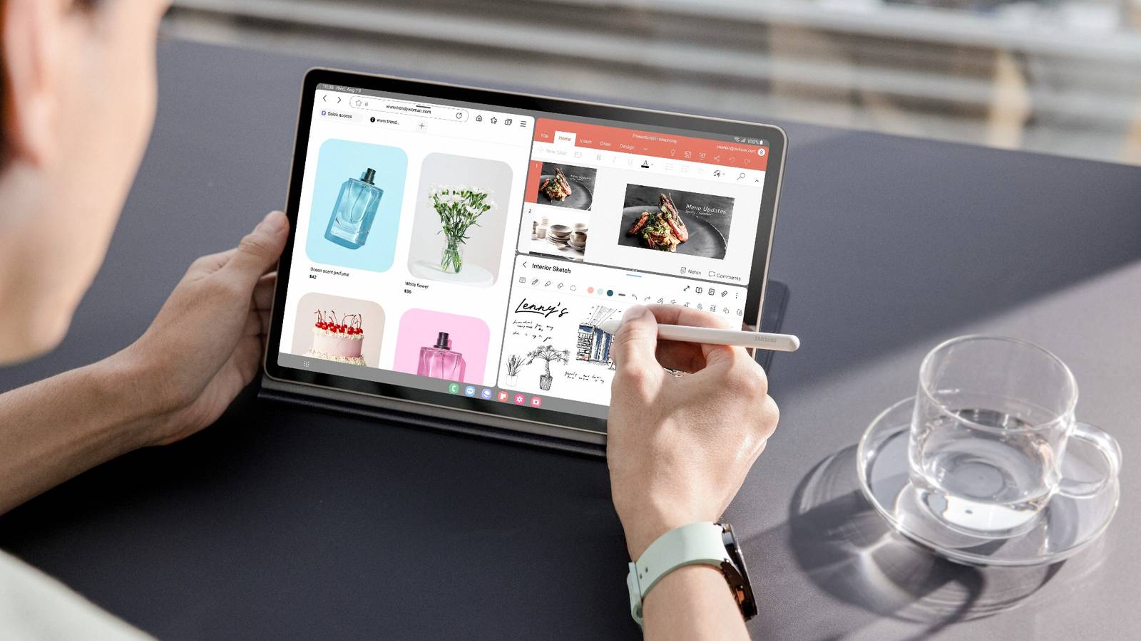 Is the Samsung Galaxy Tab S9+ waterproof and dustproof?