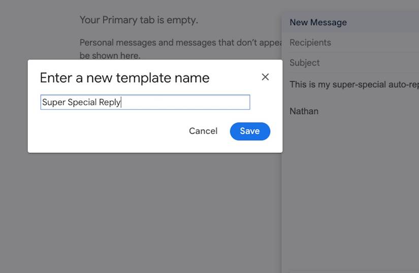 How to set up a Gmail out-of-office reply