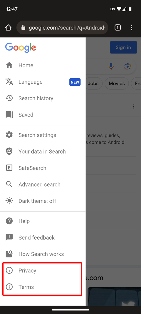 Google is unburying privacy and terms in Search