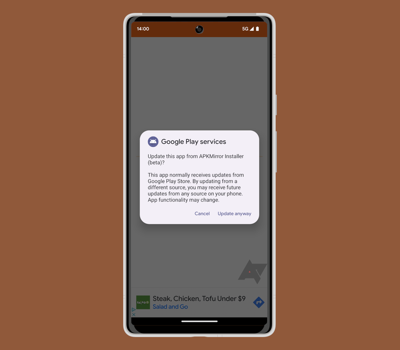 Android 14 will warn you when trying to sideload updates for some ...