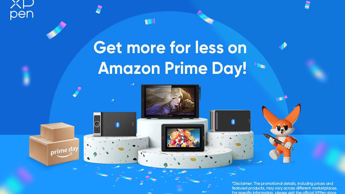 Grab great discounts on XPPen’s drawing tablets this Prime Day