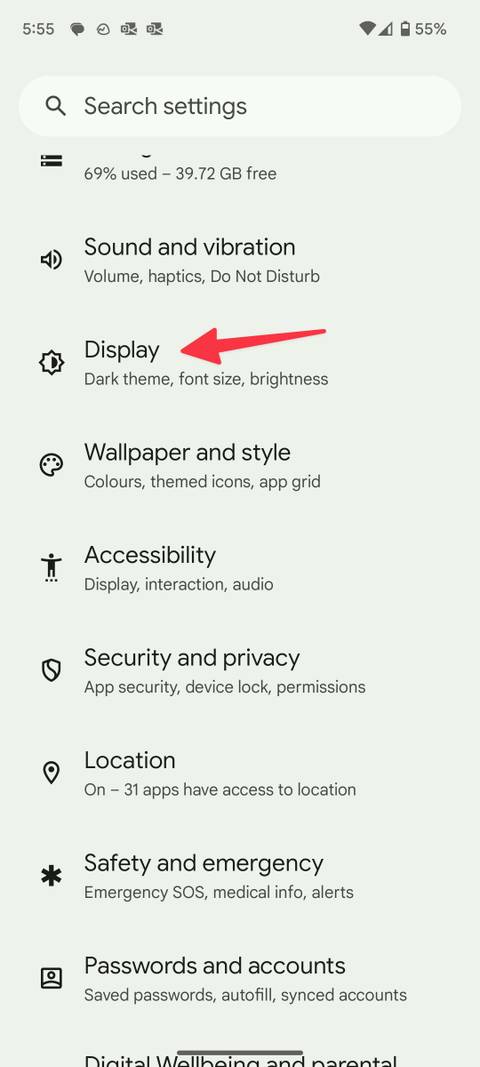 How to change touch sensitivity on Android