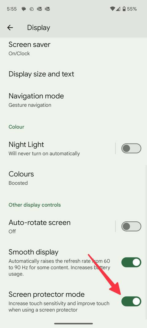 How to change touch sensitivity on Android