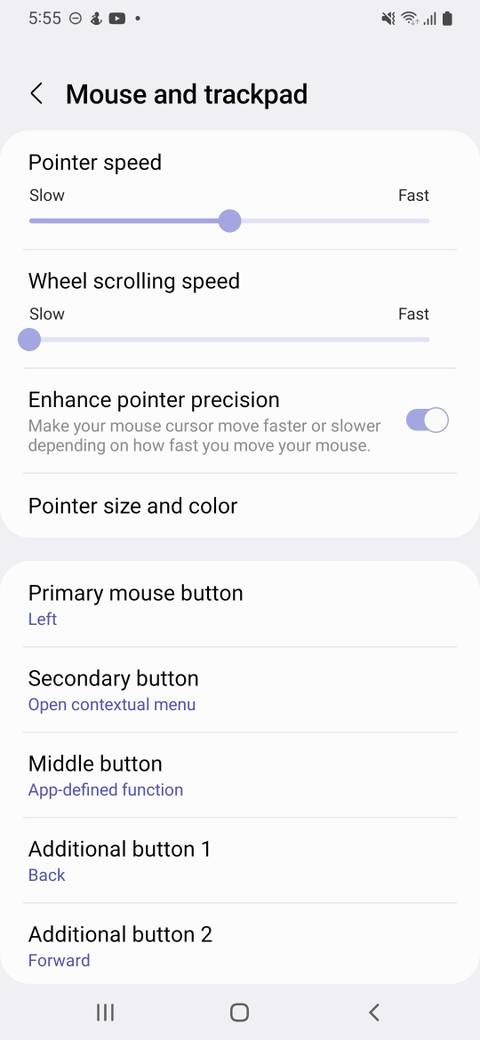 How to change touch sensitivity on Android