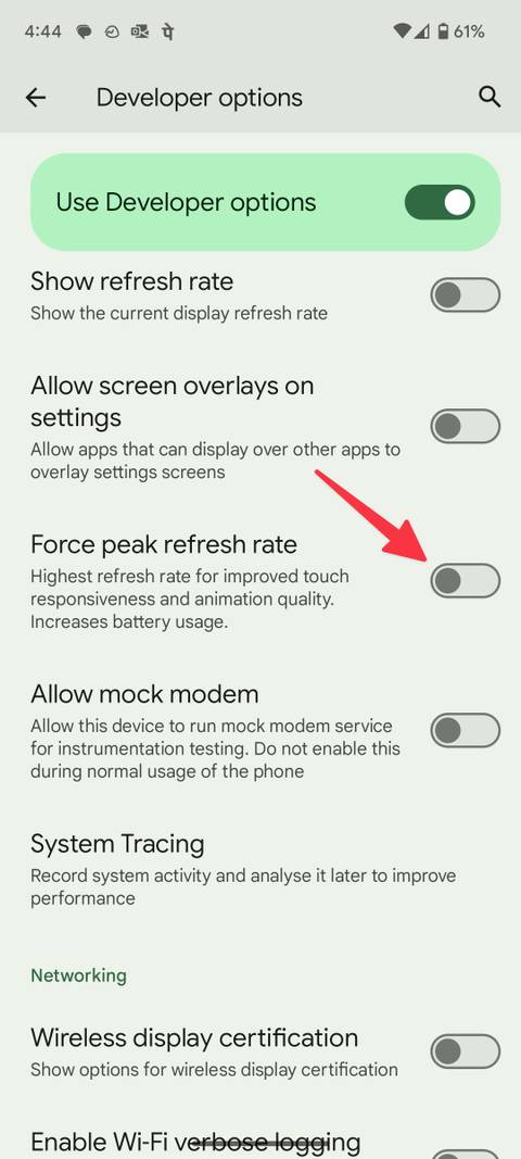 How to change touch sensitivity on Android