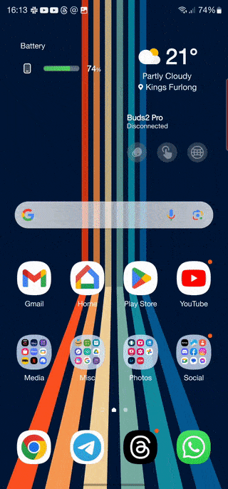 Samsung Good Lock module One Hand Operation + lets you launch your ...