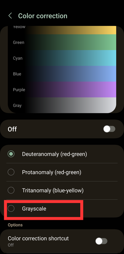 How to turn your phone screen to grayscale