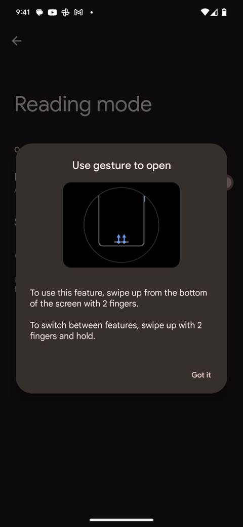 How to use Reading mode on Android