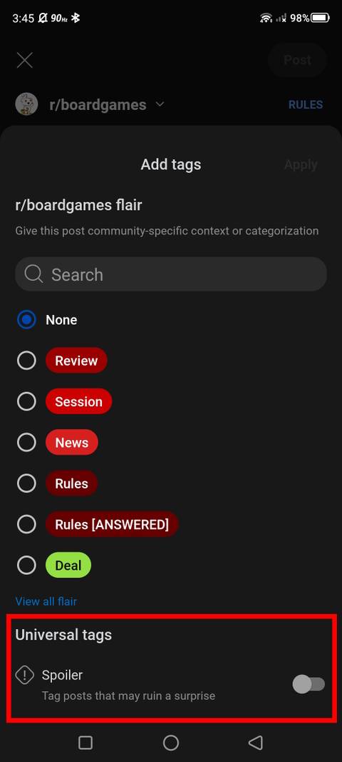 How to add Reddit spoiler tags