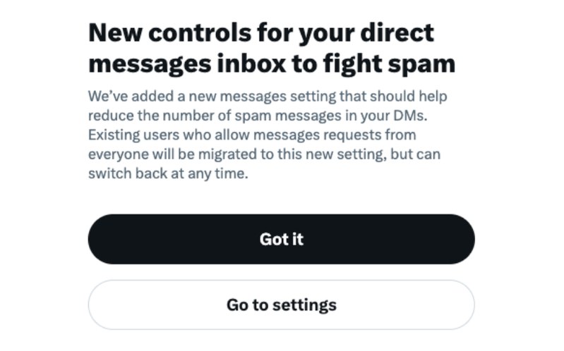 Unsurprisingly, everyone hates Twitter's new 'anti-spam' DM rules