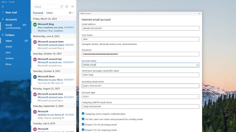 How to backup your Comcast Xfinity emails