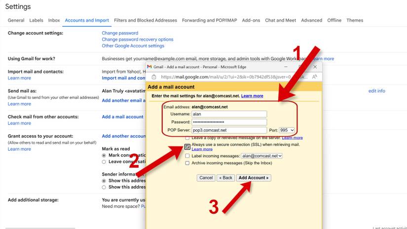 How to backup your Comcast Xfinity emails
