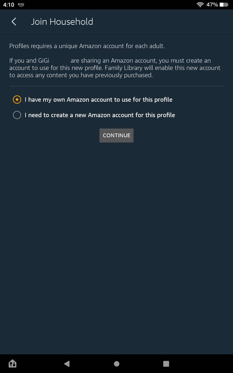 How to add a profile to your Amazon Fire tablet