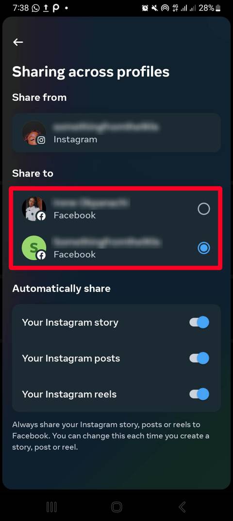 How to share your Instagram posts to Facebook