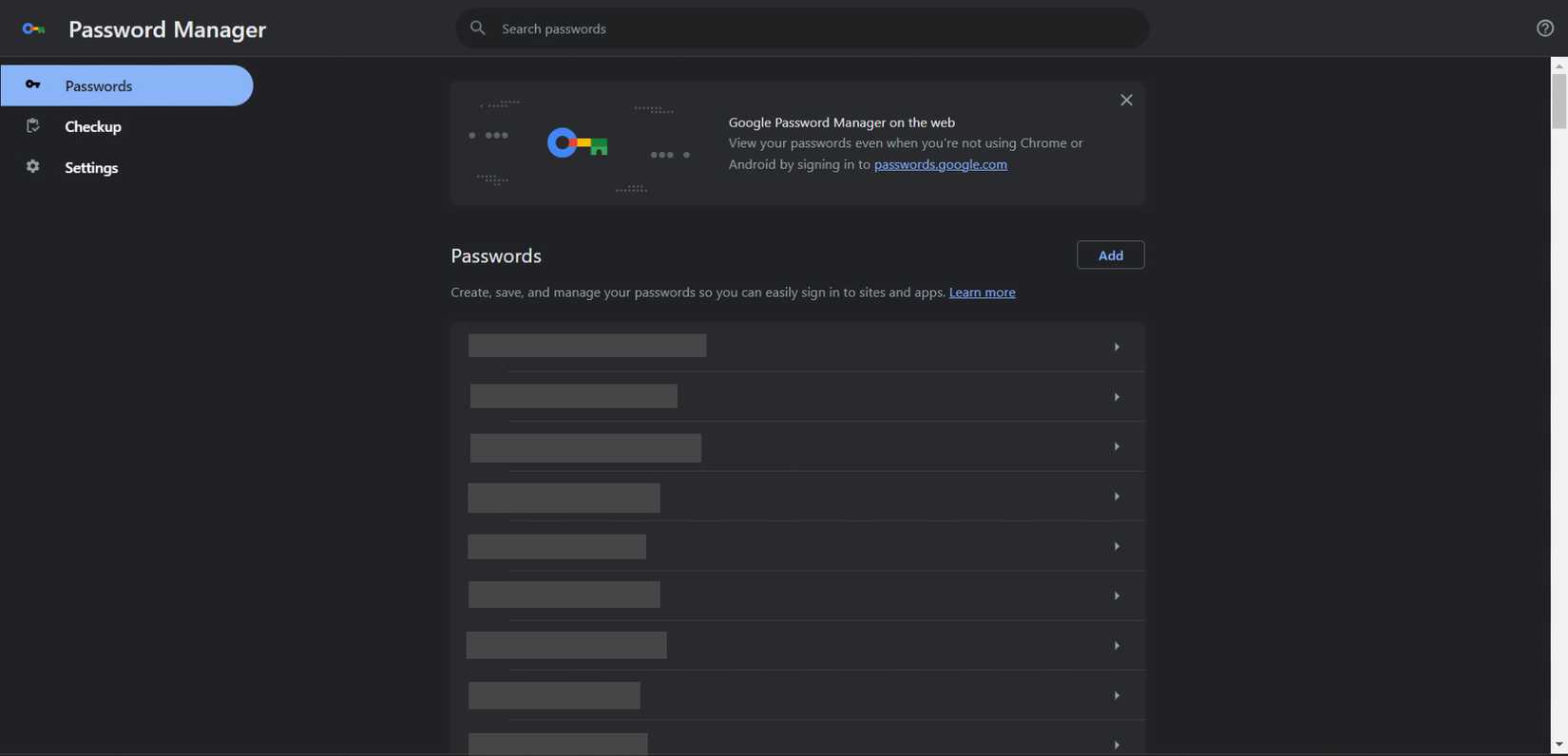 Google Chrome: How to find your saved passwords