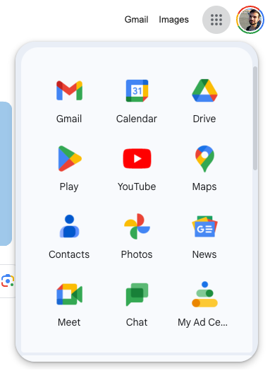 Google tweaks its account switcher on the web and it's looking way better
