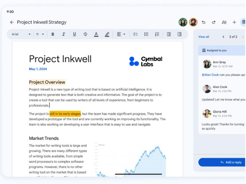 Google's refreshing Docs, Sheets, and Slides with a modern new look on ...