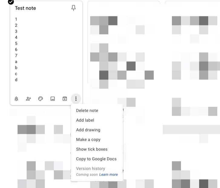 Google Keep finally gets version history support