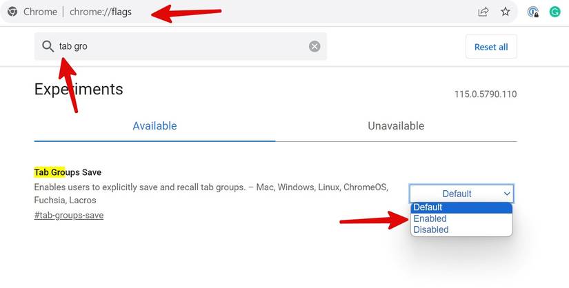 How to use tabs in Chrome
