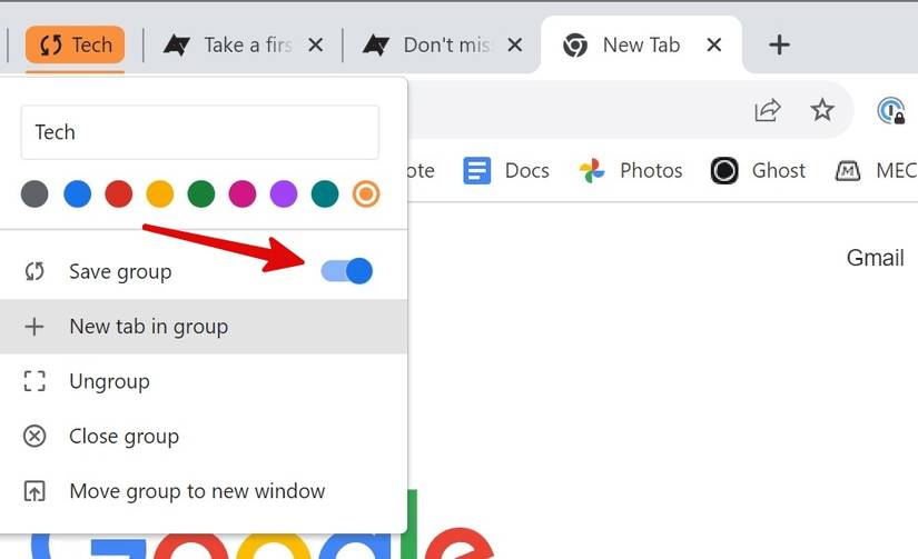 How to use tabs in Chrome