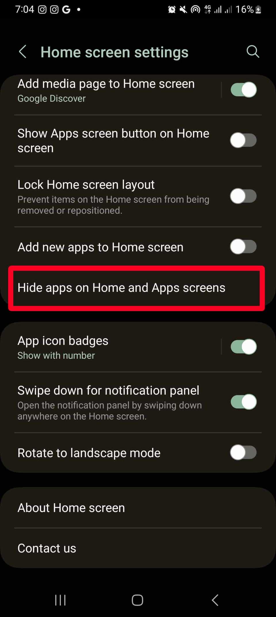 How to arrange apps on Android