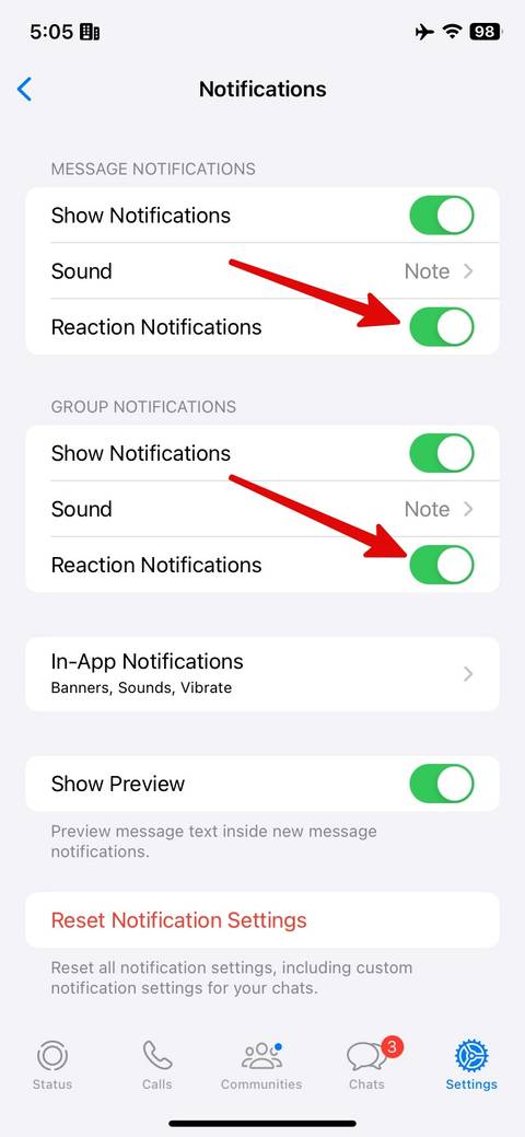 WhatsApp: How to use message reactions