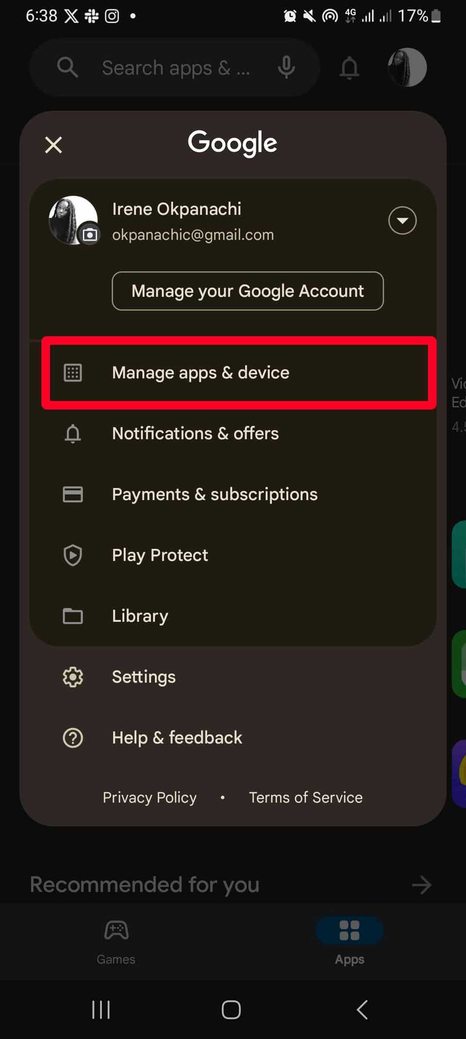 How to arrange apps on Android