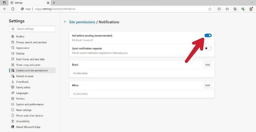 How to block pop-up notifications in your browser