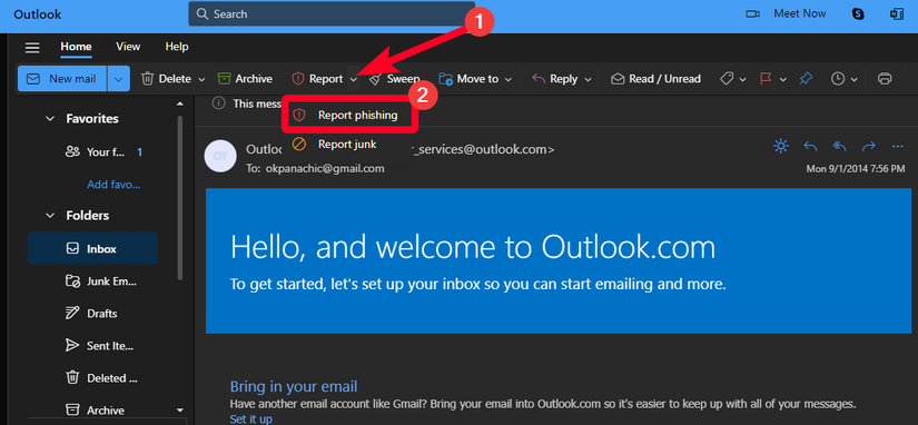 How to spot and report phishing emails