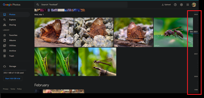 Google Photos: How to search by date to find old images