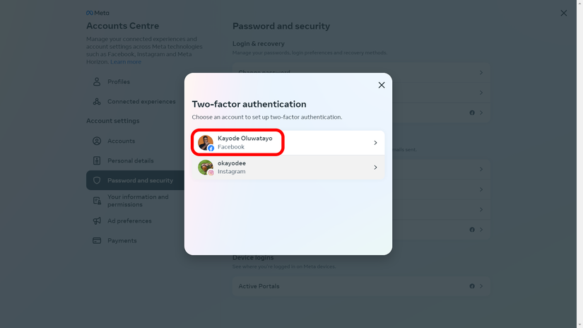 How to set up two-factor authentication on your Facebook account
