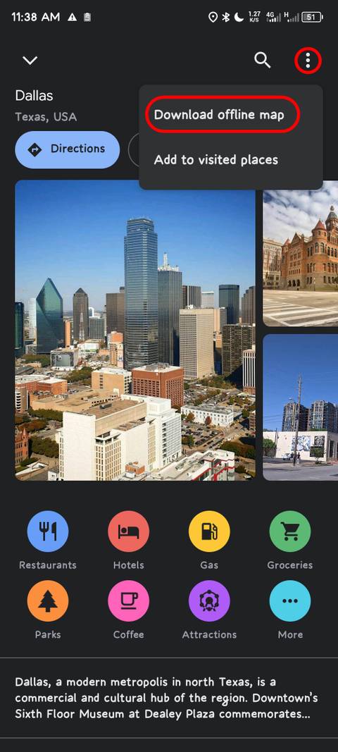 How to download Google Maps to navigate offline