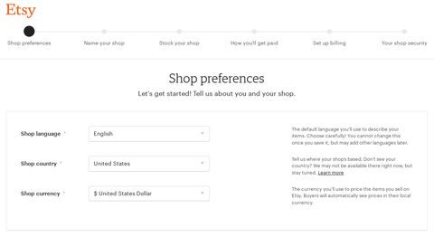 How to open an Etsy shop