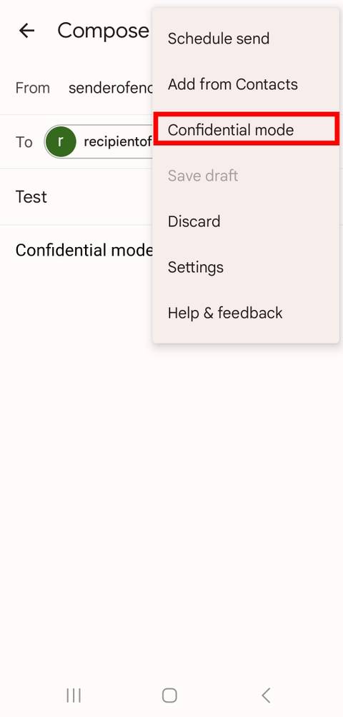 Gmail: How to send encrypted email messages