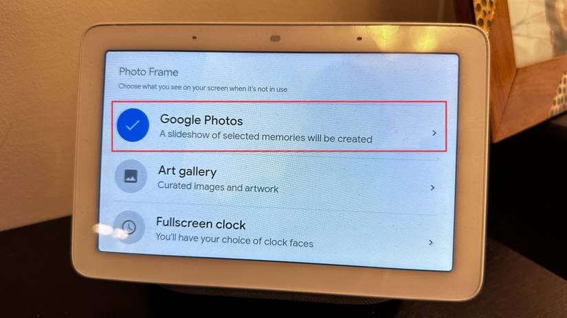 How to see your photos on a Google Smart Display