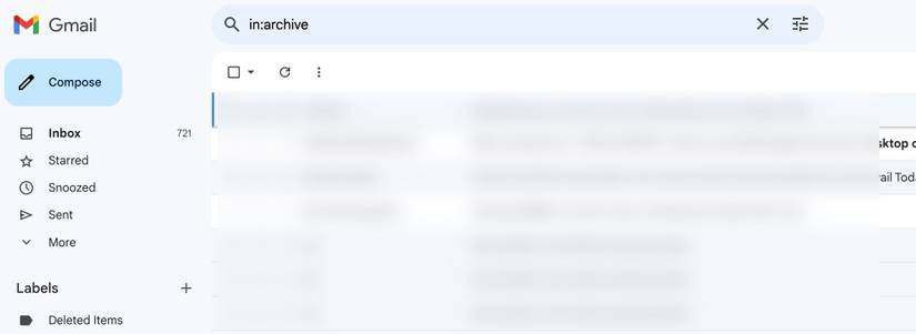 How to find an archived email in Gmail in seconds