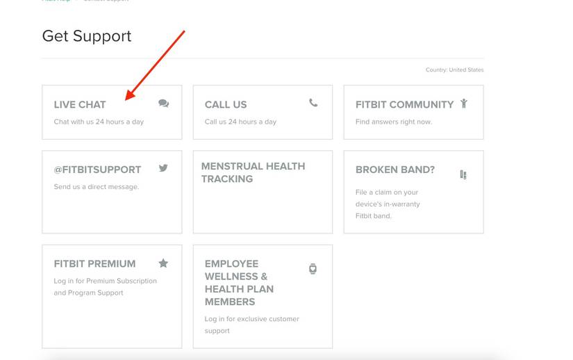 How to contact Fitbit customer service
