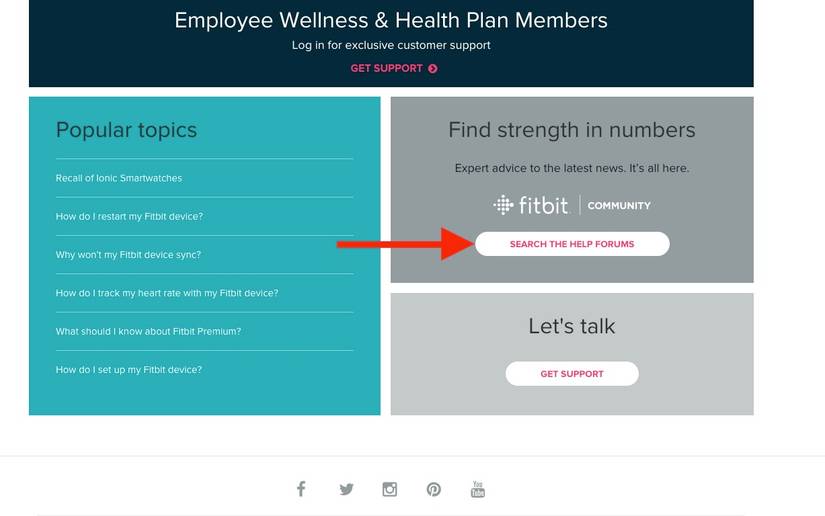 How to contact Fitbit customer service