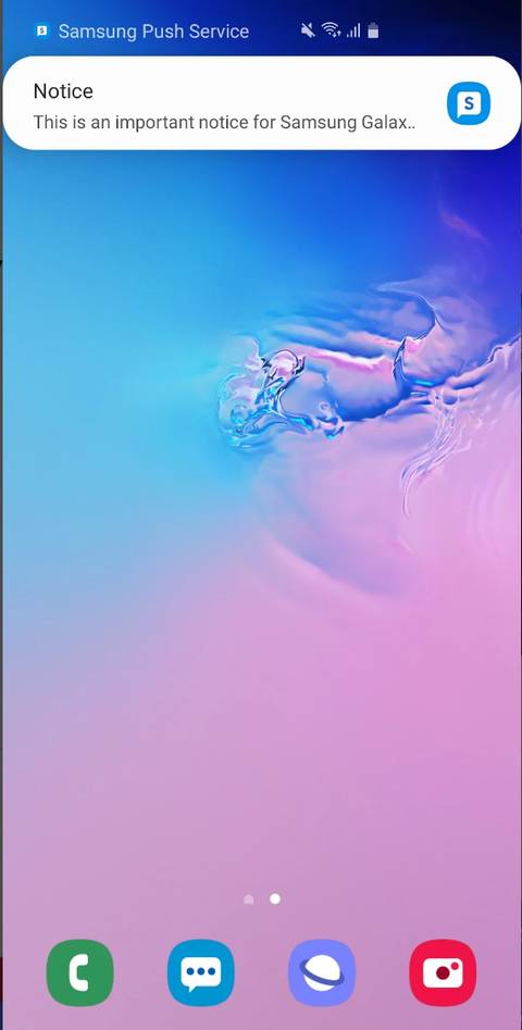 What is Samsung Push Service and how does it work?