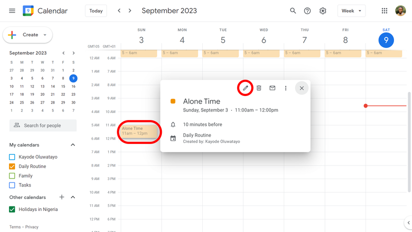 How to share your Google Calendar with friends and colleagues