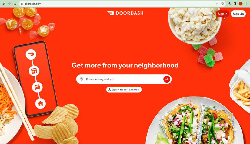 How to cancel a DoorDash order for a refund